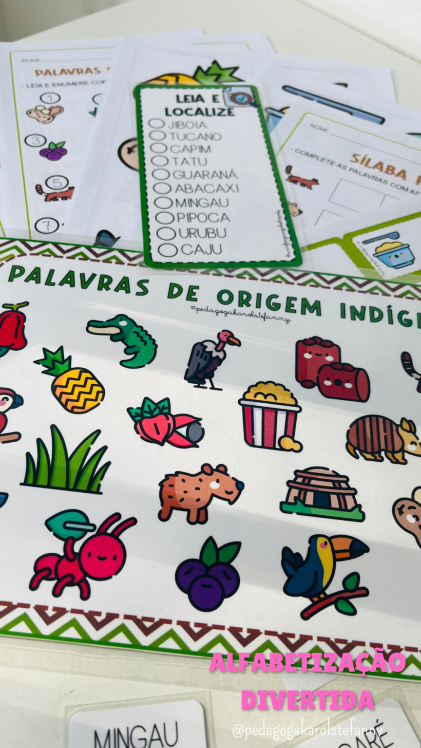 Origem De Palavras Indigenas - MAGEDU