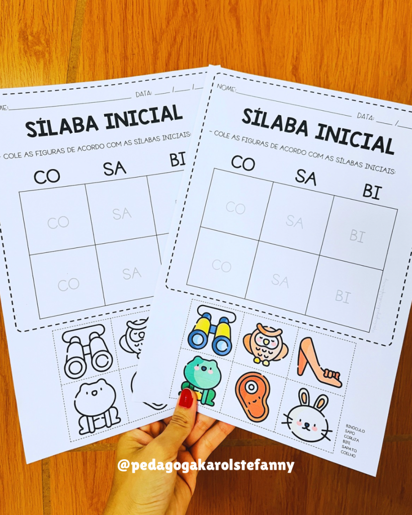 COMBO 130 - SÍLABA INICIAL 2 | Loja Pedagoga Karol Stéfanny
